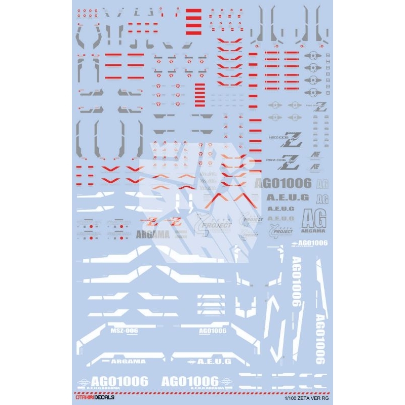 Jual ZETA VER RG DECAL PRE CUT | Shopee Indonesia