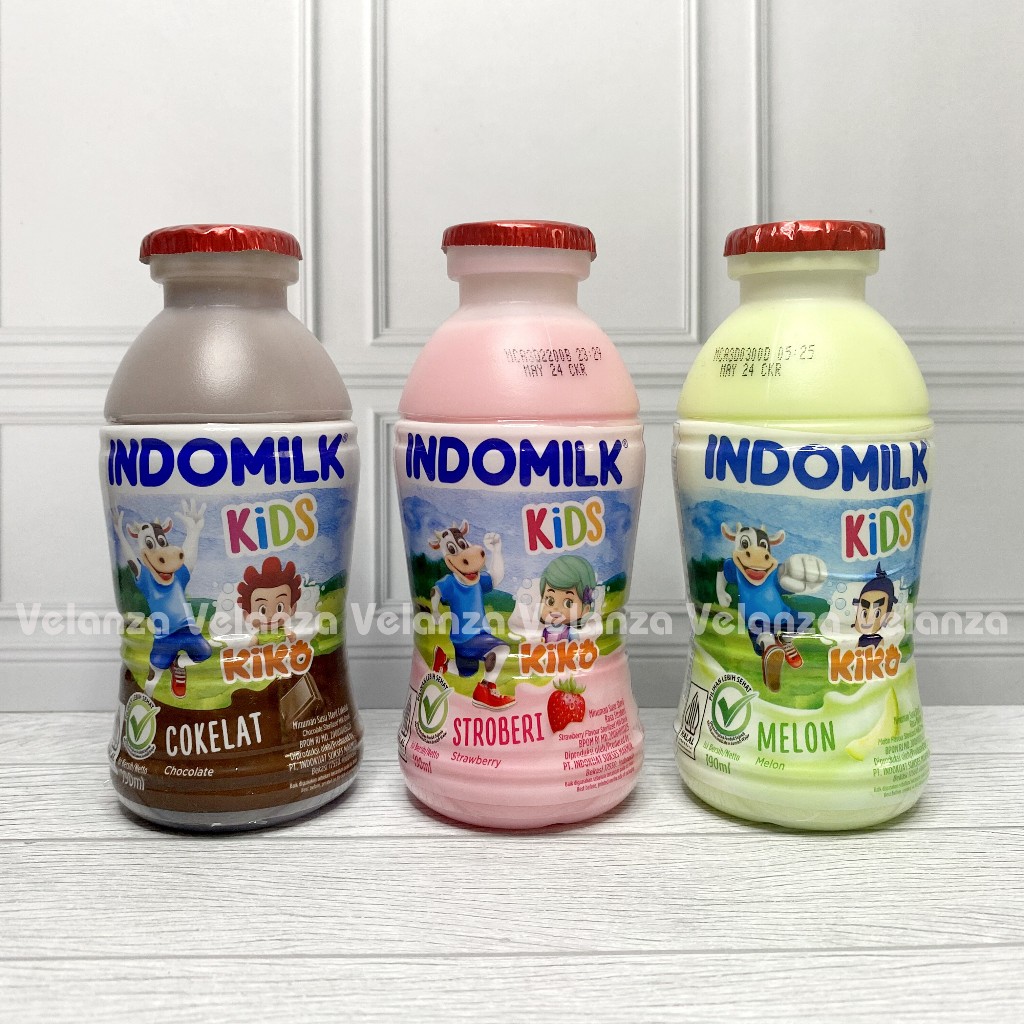 Jual Susu Cair Indomilk Botol 190 ml 1 Karton/Dus Isi 24 Rasa Cokelat/Stroberi/Melon | Shopee ...