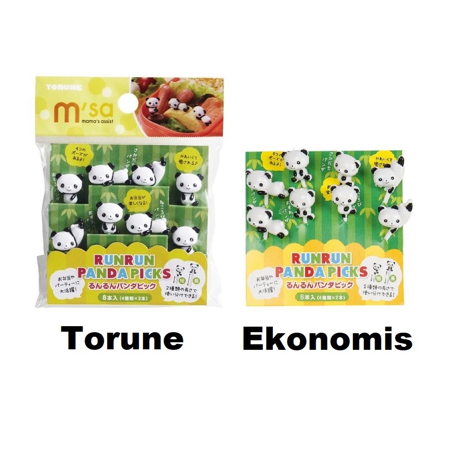 Jual Panda 3D Picks Torune P-2813 Tusuk Bento Garpu Buah Tusukan ...