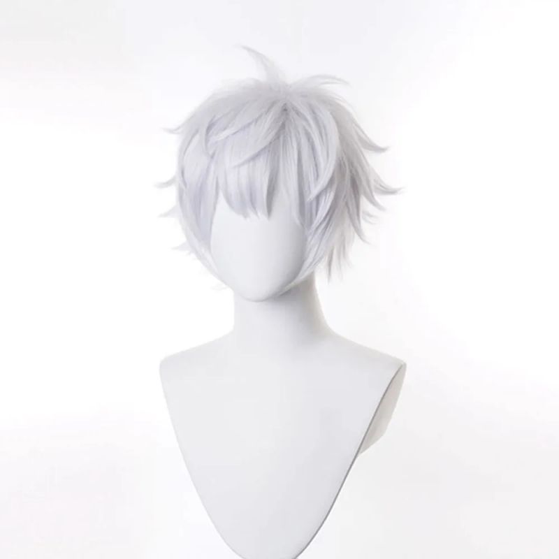 Jual Wig Pendek Anime Jujutsu Kaisen Gojo Satoru Rambut Palsu Cosplay ...