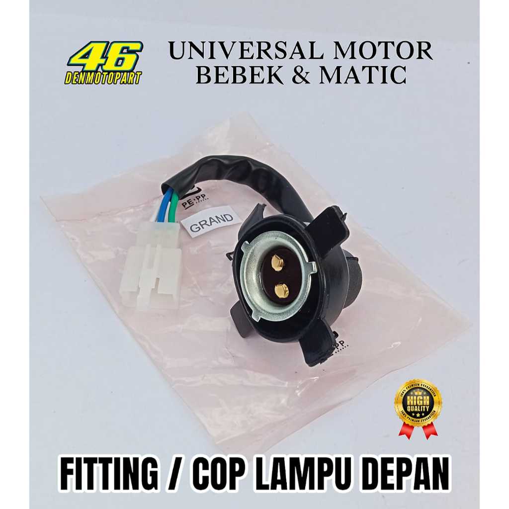 Jual FITTING PITING COB COP LAMPU DEPAN UNIVERSAL BEBEK MATIC SEMUA ...