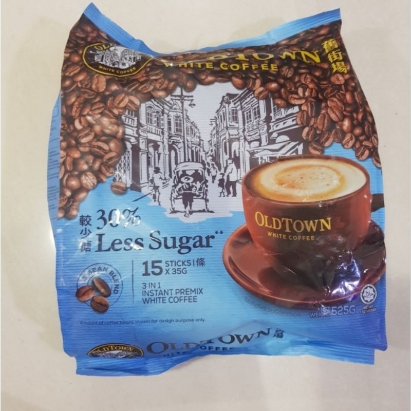 Jual kopi oldtown 3 in 1 old town white coffee less sugar | Shopee ...