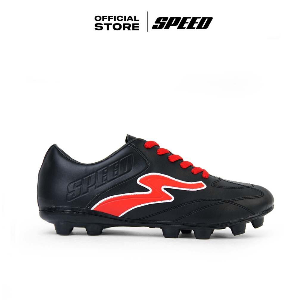 Jual SPEED - Sepatu Bola PREDATOR Hitam Merah - Sepatu soccer 39-42 ...