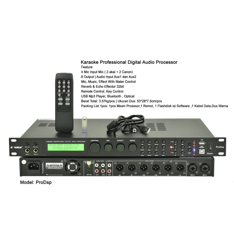 Jual Digital Processor dB Voice Pro DSP Original dBVoice Management Karaoke | Shopee Indonesia