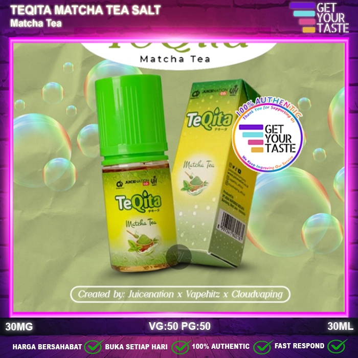 Jual Liquid TeQita Matcha Tea Salt Nic 30ML Saltnic by Juicenation ...