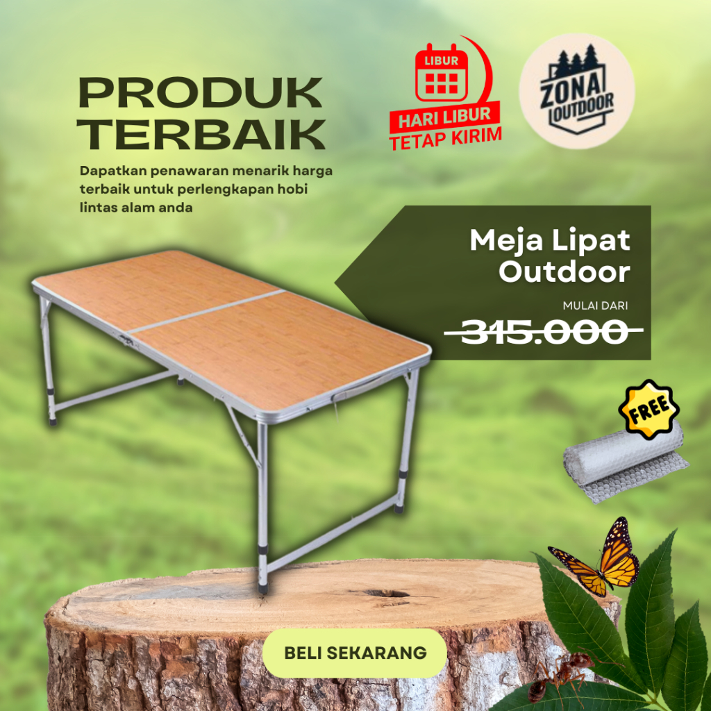 Jual MEJA LIPAT GSF G-6012 / MEJA LIPAT PORTABLE GSF 6012 / MEJA LIPAT SERBAGUNA 120CM X 60CM ...