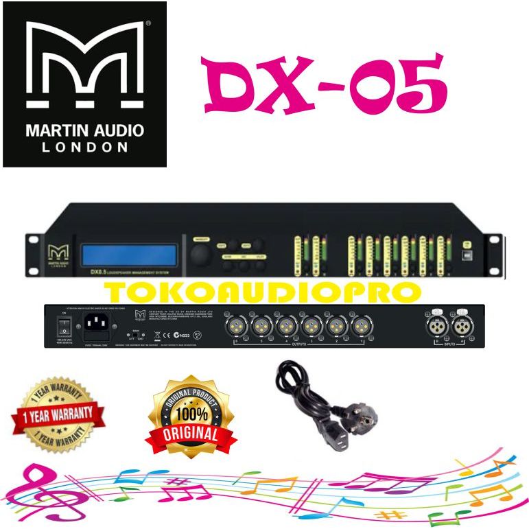 Jual DLMS Martin Audio DX0.5 2-in-6-out Speaker Management Martin Audio ...