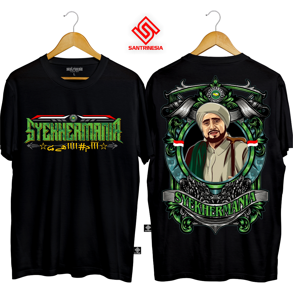 Jual Santrinesia Kaos Syekhermania Indonesia Syekher Mania Habib Syech ...