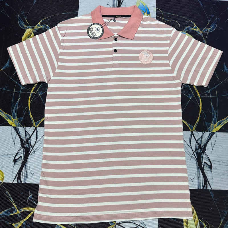 Jual Kaos polo shirt/kaos kerah pria dewasa/kaos kerah salur | Shopee Indonesia
