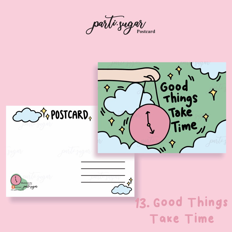 Jual Postcard / Kartu Pos cute illustration Part 1 | Shopee Indonesia