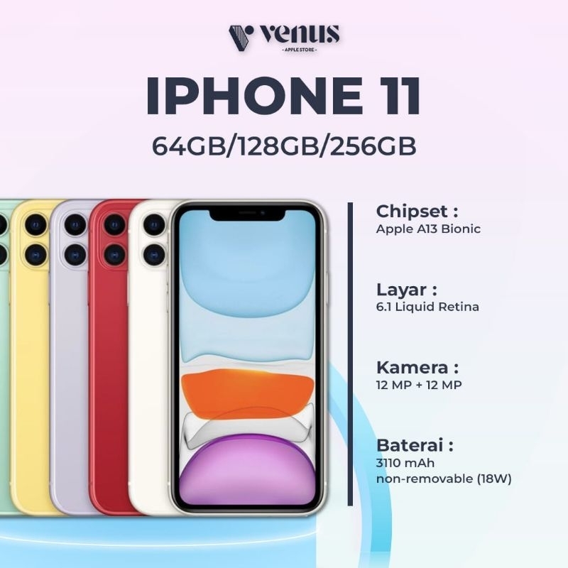 Jual iPhone 11 64GB LIKE NEW ORIGINAL / iPhone 11 / iP 11 | Shopee ...