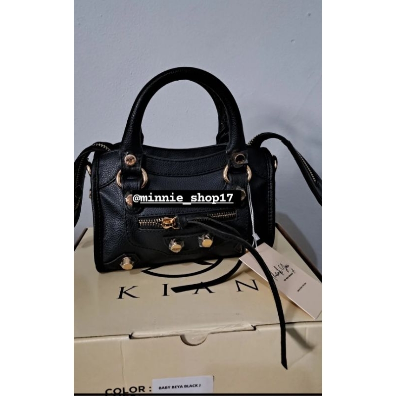 Jual BABY BEYA Bag by kian (BLACK kulit jeruk) | Shopee Indonesia