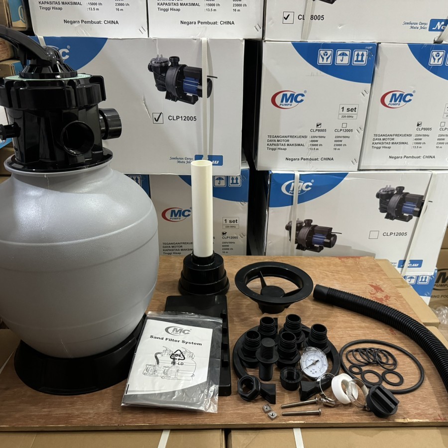 Jual FILTER KOLAM RENANG sand tank filter / POOL PUMP FILTER 12 ...