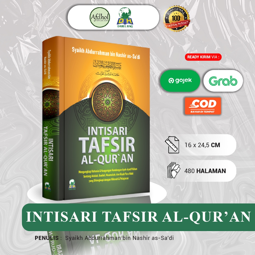 Jual Intisari Tafsir Al Quran - Syaikh Abdurrahman bin Nashir as Sadi ...