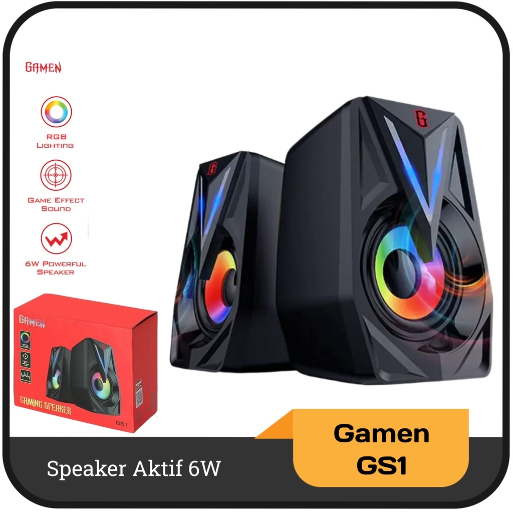 Jual SPEAKER GAMEN GS1 | ROBOT RS180 | LAPTOP | PC | HP | GAMING ...
