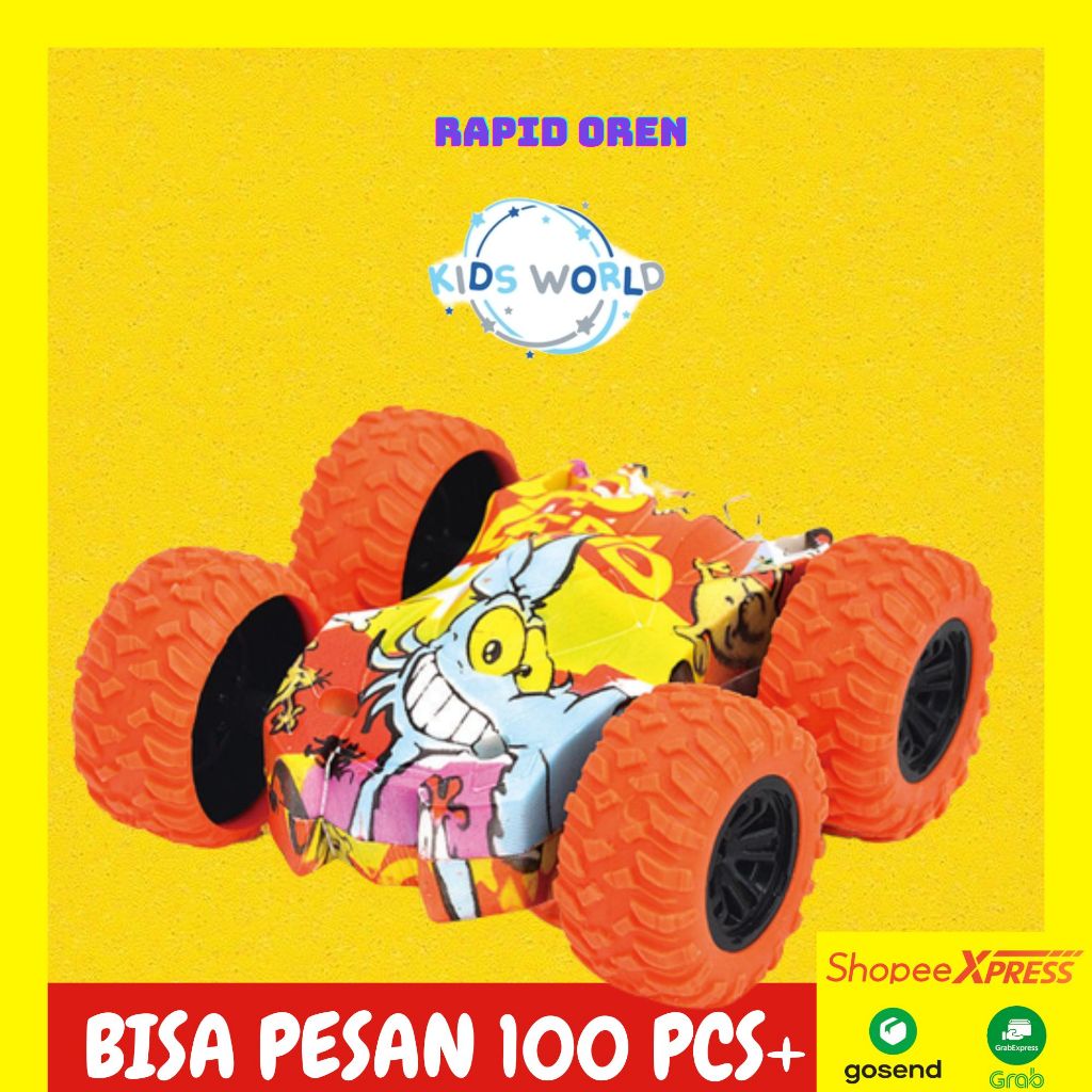 Jual CUCI GUDANG[KIDSWORLD] Mobil Monster Zap Mainan Mobil Jip anak Off ...