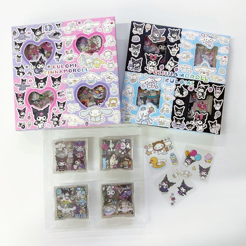 Jual Sticker Yoyo Sanrio Rainbow Stiker Lucu Viral Aesthetic Isi 100Pcs ...