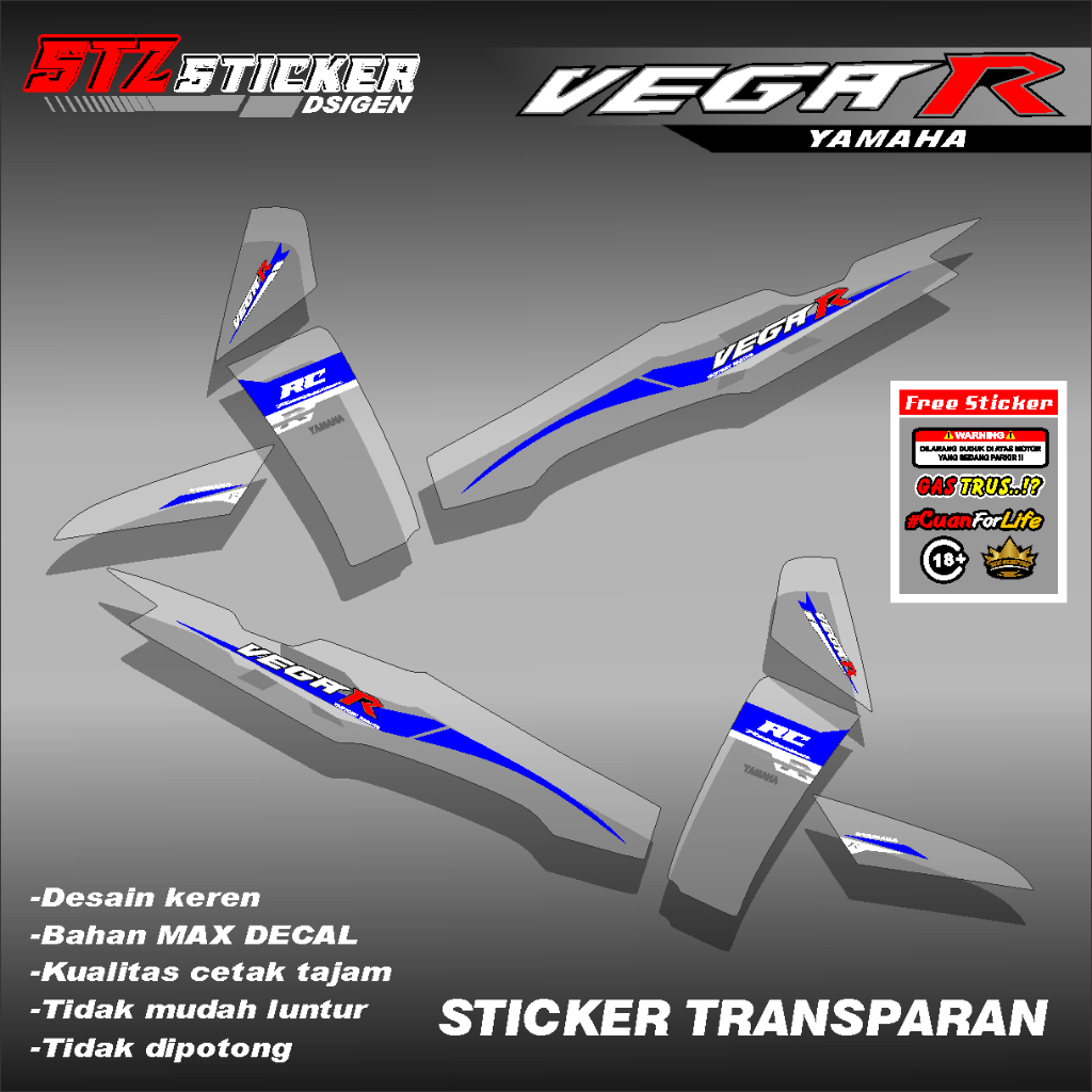 Jual 001 STRIPING VEGA R NEW SIRIUS RC COSTUM THAILAND TERBARU KEREN ...