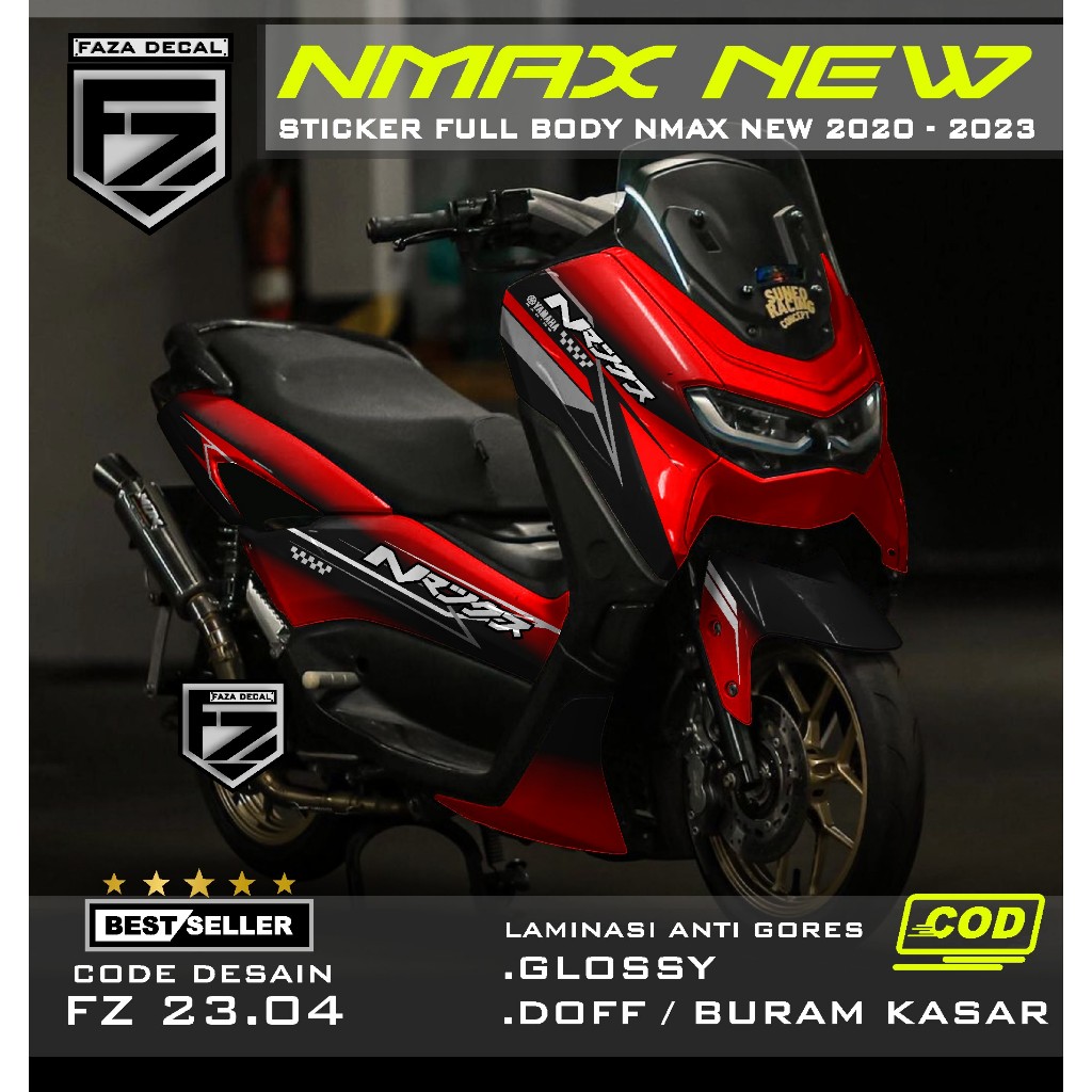 Jual Decal nmax new fullbody 2023 - Sticker nmax new full body 2020 ...