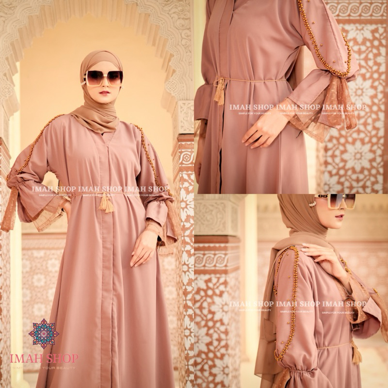 Jual Abaya Hitam Turkey Gamis Syari Muslimah Bahan Jetblack Hitam ...