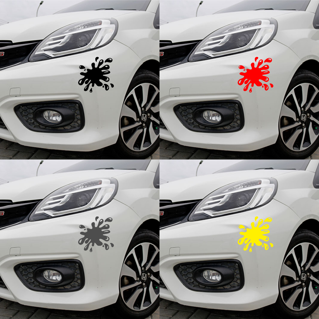 Jual Stiker Mobil Bercak Cipratan Air Splash Penutup Baret Lecet ...