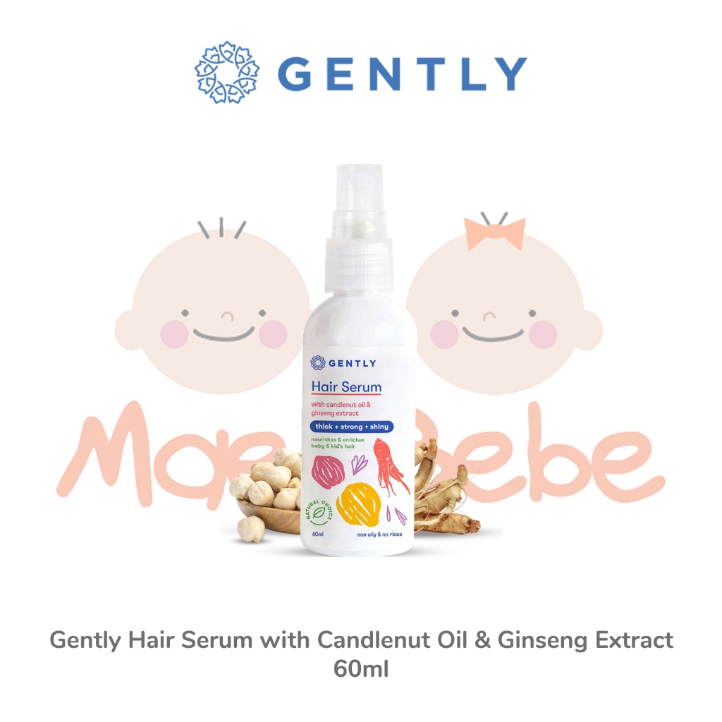 Jual Gently Baby Hair Serum with Candlenut Oil & Ginseng Extract ...
