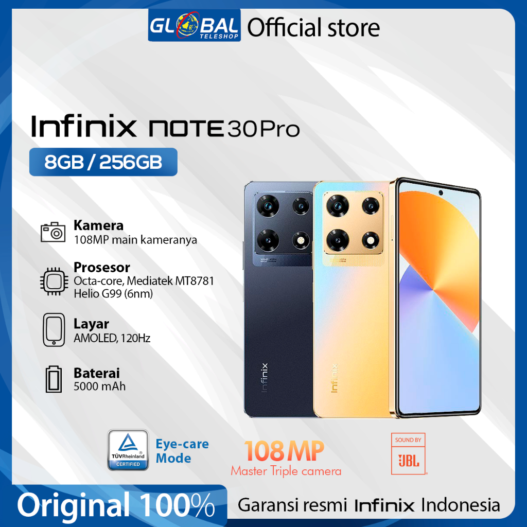 Jual Infinix Note 30 Pro NFC 8/256GB Garansi Resmi | Shopee Indonesia