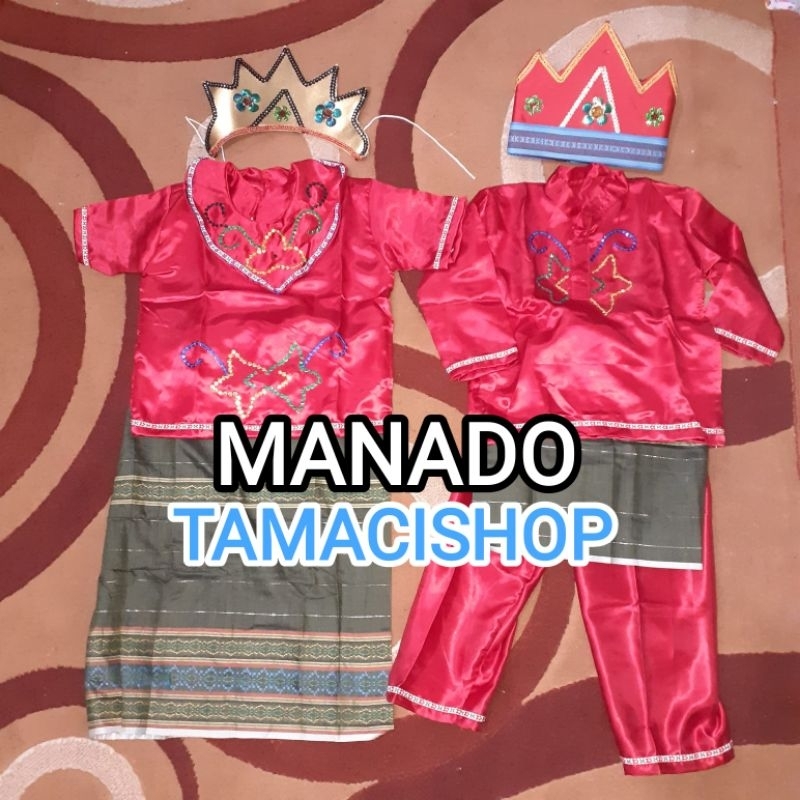 Jual Baju adat anak TK/SD Murah Bugis/Maluku/Lampung/Manado | Shopee ...