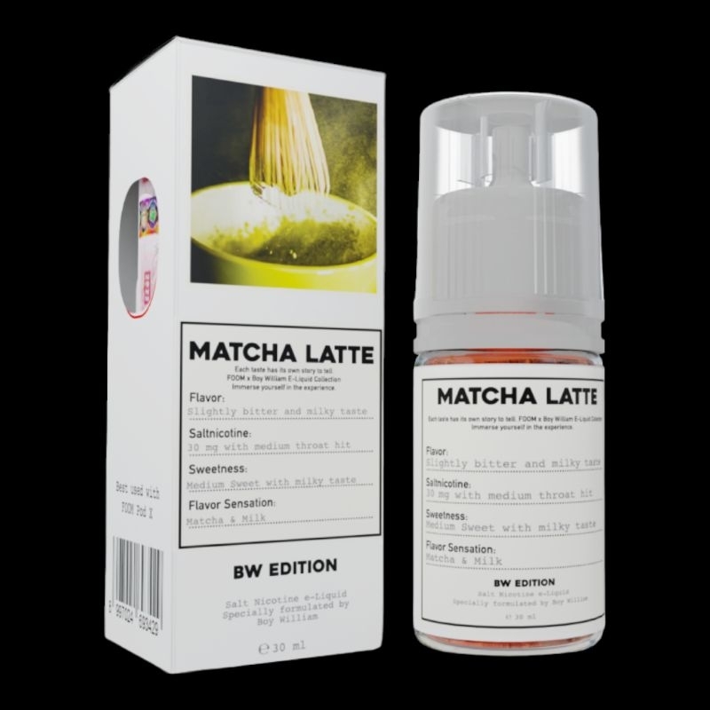 Jual Foom MATCHA LATTE Salt Nic 30ML by Foom Lab Global x Boy William ...