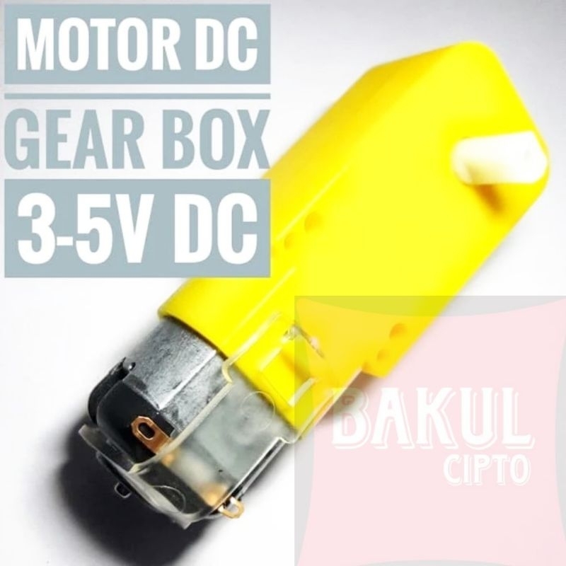 Jual GEM -DC 6V Gearbox motor DC 6V Motor Gearbox untuk smart car whel ...