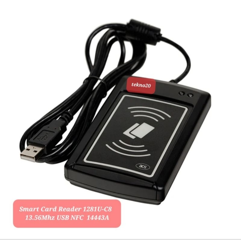 Jual ACS Smart Card Reader/Writer ACR 1281U-C8 NFC 13 56Mhz USB Free ...
