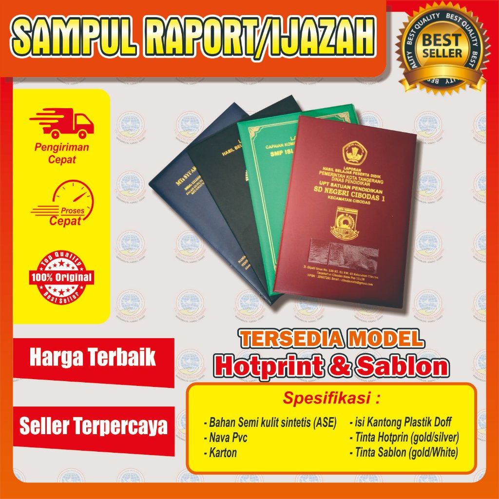 Jual Jual Map Raport K13 & Map Ijazah MURAH (CUSTOME) | Shopee Indonesia