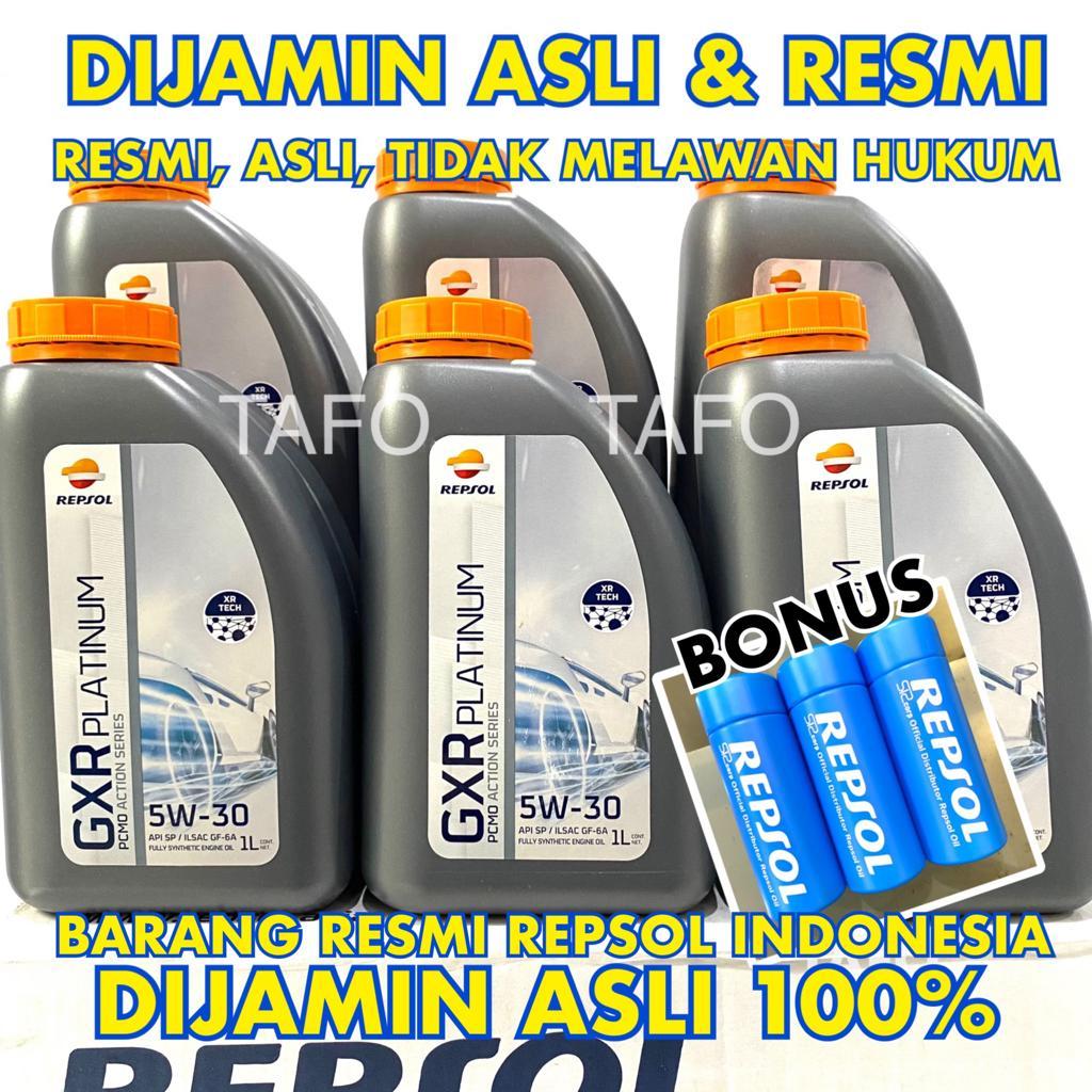 Jual OLI REPSOL 5W-30 FULL SINTETIK 1 LITER / REPSOL GXR PLATINUM 5W30 ...