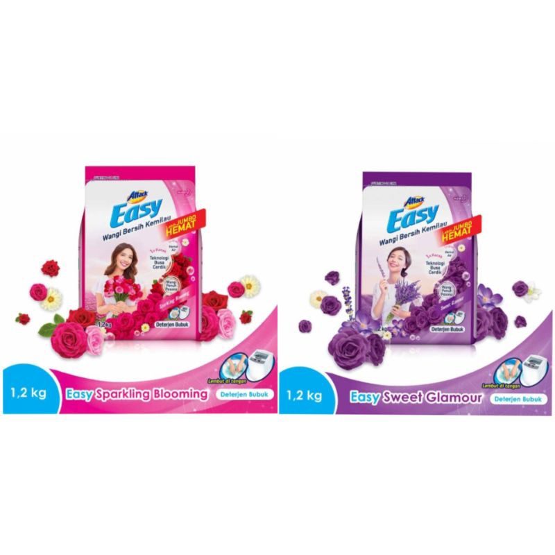 Jual Attack Easy Deterjen 1.2KG | Shopee Indonesia