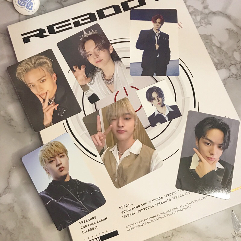 Jual [OFFICIAL] TREASURE PHOTOCARD REBOOT ASAHI YOSHI JIHOON JAEHYUK ...