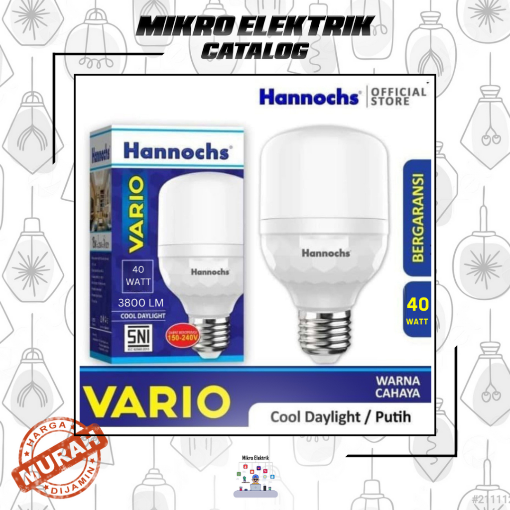 Jual Lampu Led Hannochs Vario 40 Watt | Shopee Indonesia