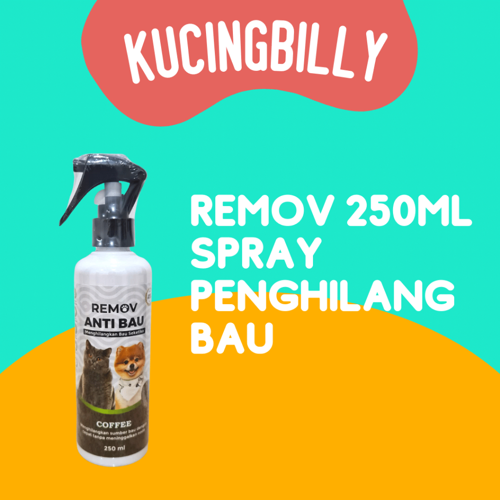 Jual Remov spray penghilang bau pesing hewan 250ml | Shopee Indonesia