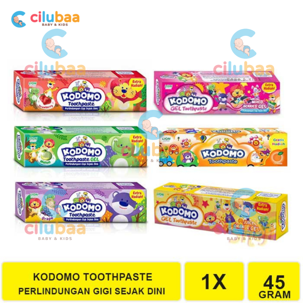 Jual Kodomo Toothpaste TUBE Pasta Gigi Junior Aneka Rasa l Odol Anak ...