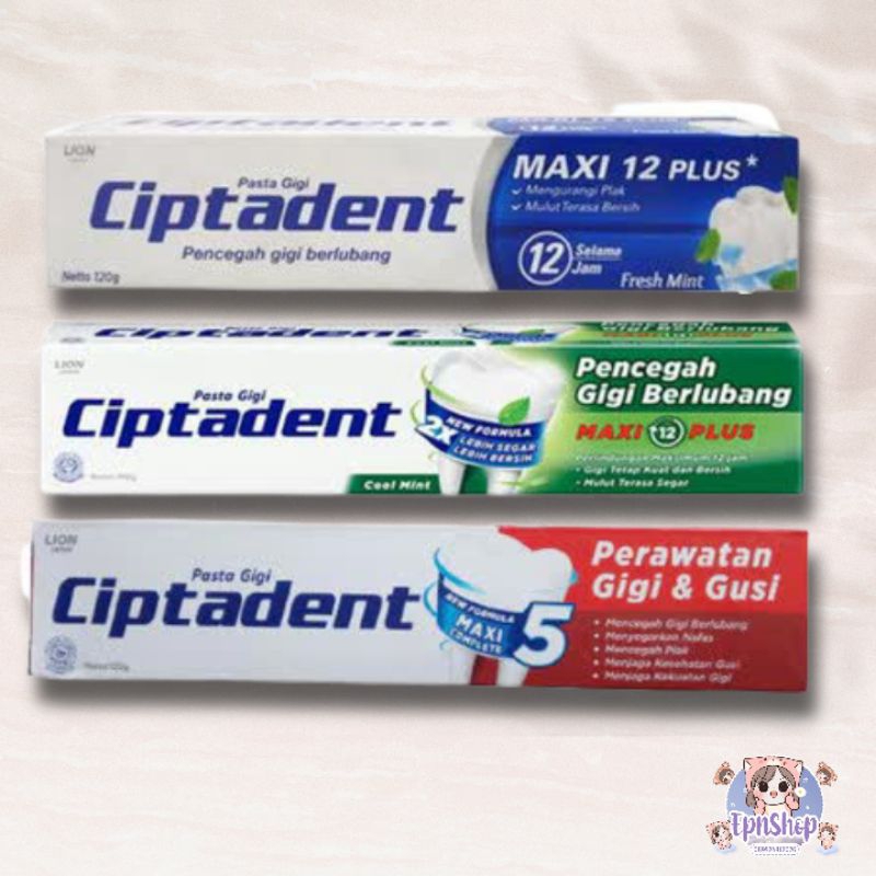 Jual CIPTADENT PASTA GIGI 120GR 190GR / CIPTADENT PASTA GIGI | Shopee ...