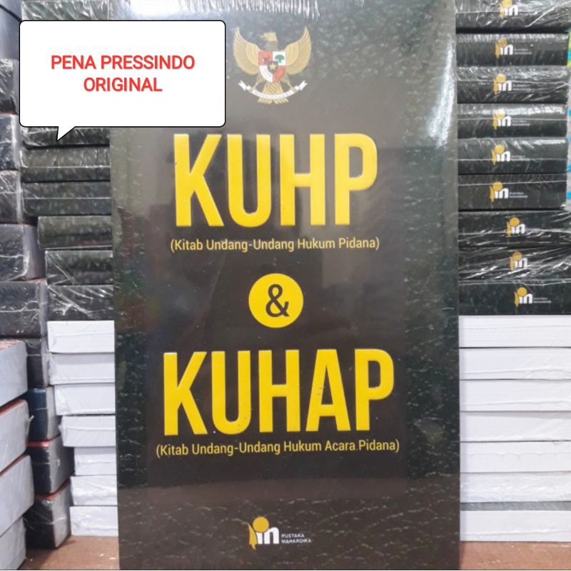 Jual BUKU KUHP DAN KUHAP KITAB UNDANG UNDANG HUKUM PIDANA DAN KITAB ...