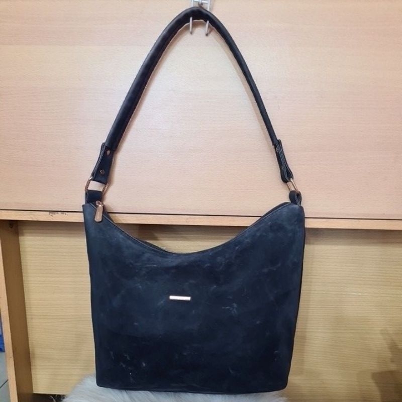 Jual TAS MERCHE BLACK HOBO | Shopee Indonesia