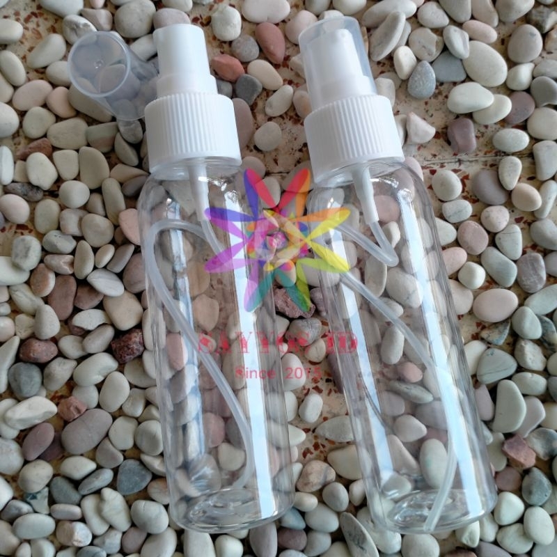 Jual Botol Pump 100 ML / Botol Serum 100 ML / Botol PET 100 ML / Tutup Pump Putih | Shopee Indonesia