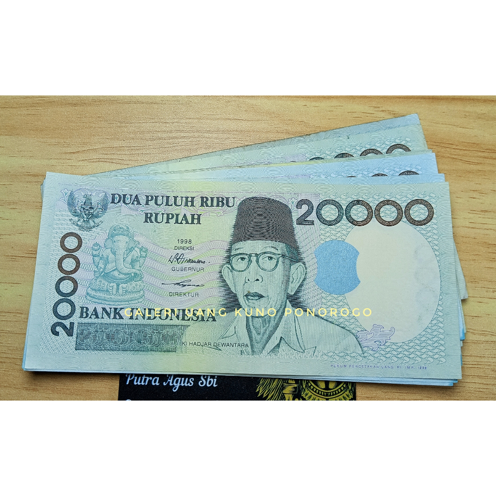 Jual 20000 RIBU RUPIAH KI HAJAR DEWANTARA TAHUN 1998 #ASLI #BAGUS ...