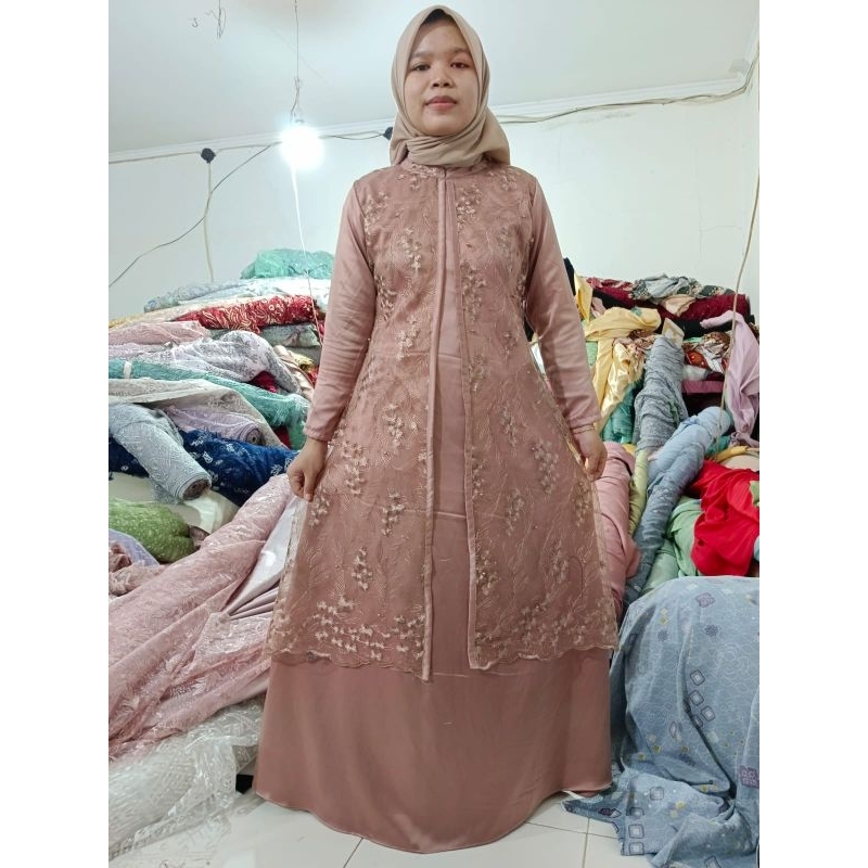 Jual TERLARIS GAMIS PESTA BRUKAT/GAMIS PESTA JUMBO/TERBARU GAMIS PESTA BRUKAT/TERMURAH GAMIS ...
