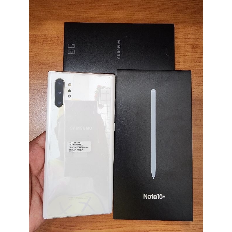 Jual Samsung Note 10 plus Ram 12/256B Sein Second Mantap | Shopee Indonesia