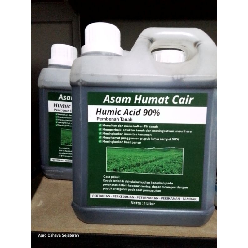 Jual Asam Humat Cair | Humic Acid 90℅ | PUPUK PEMBENAH TANAH CAIR ORGANIK | Shopee Indonesia