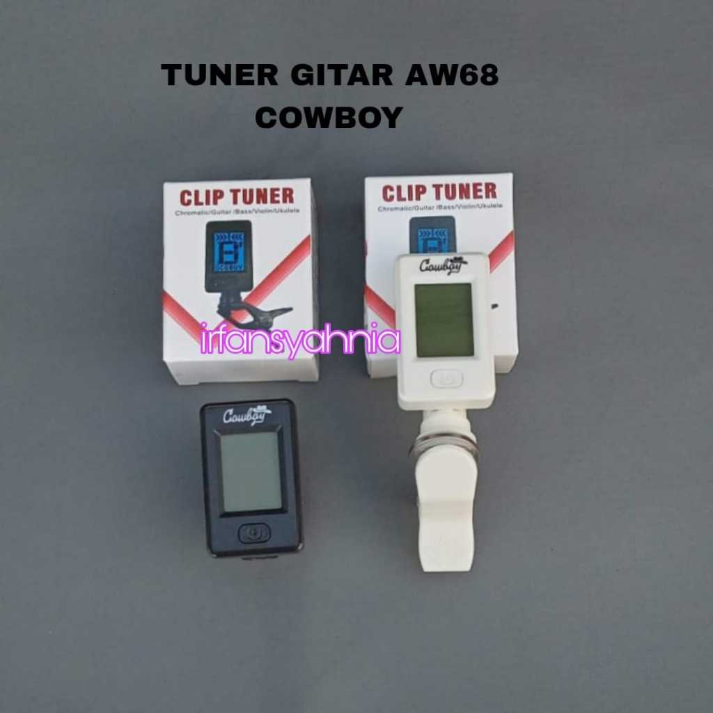 Jual Tuner cowboy aw68 original Clip Tuner Gitar ukulele dan biola ...