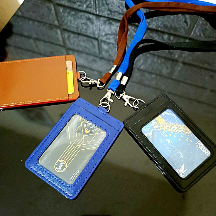 Jual Produk GANTUNGAN ID CARD TALI NYLON BAHAN KULIT SINTETIS COMBO ...