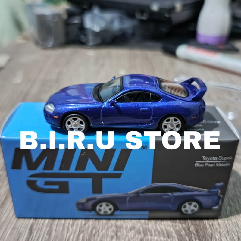 Jual mini gt toyota supra blue pearl metallic No. 211 RHD Version ...