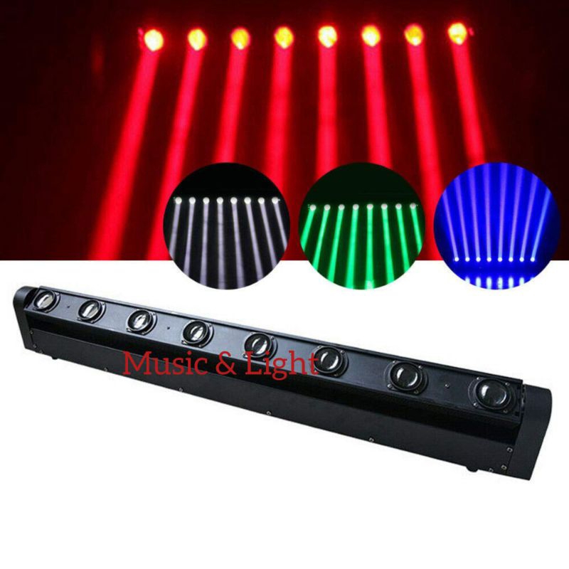 Jual Moving head bar laser 8x10w Full color 8 LED x 10watt 4in1 RGBW ...